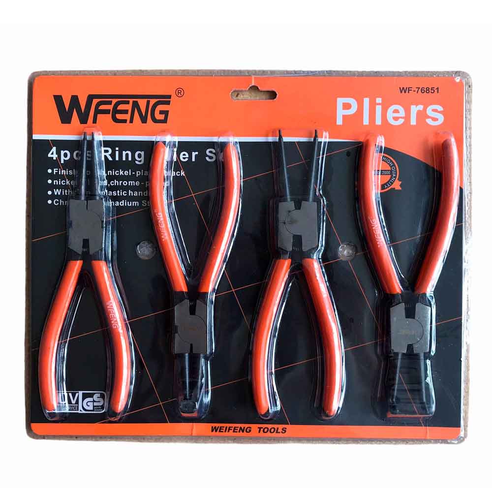 Pinzas Saca Pines Juego Por 4 Unidades Rectas Y Curvas Int Y Exter – Makka